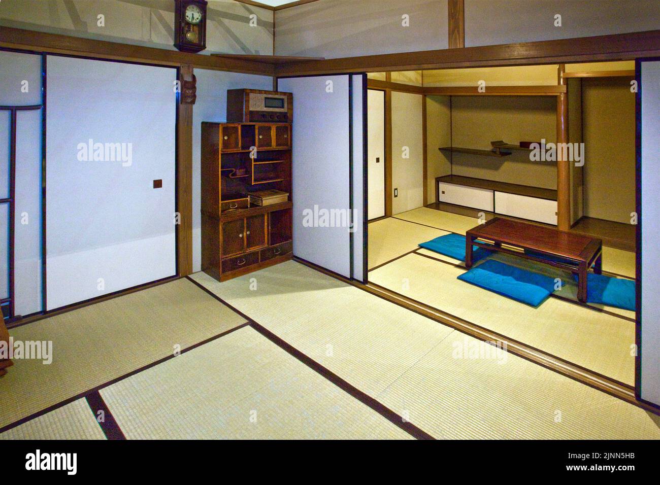 Historical house interior Tokyo Edo Museum Tokyo Japan Stock Photo - Alamy