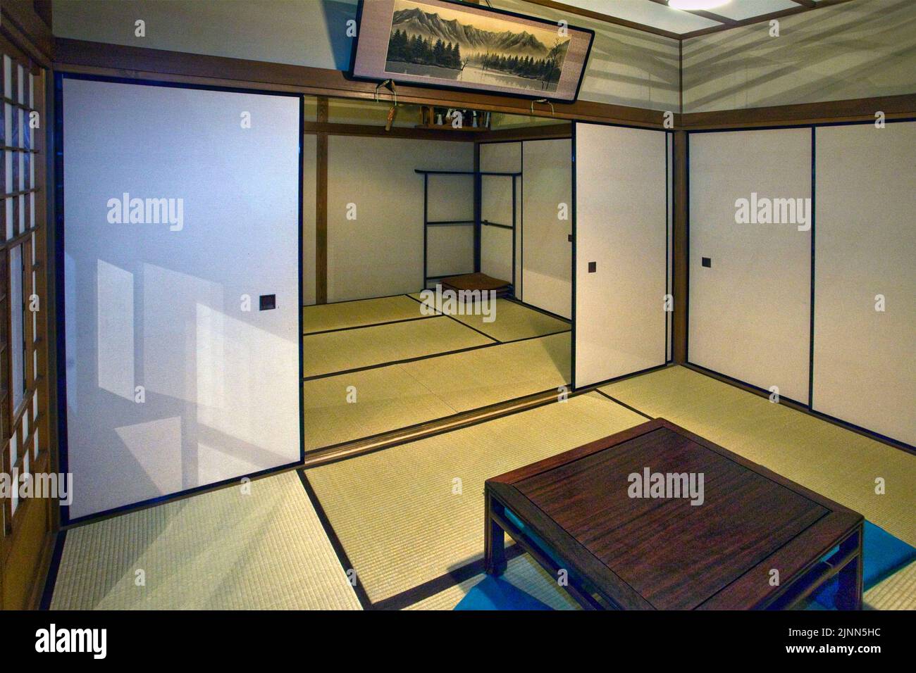 Historical house interior Tokyo Edo Museum Tokyo Japan Stock Photo - Alamy