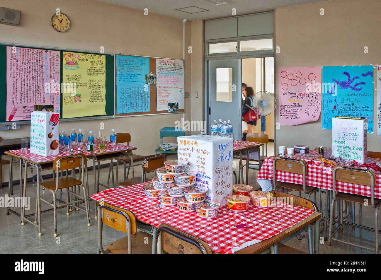 Home economics classroom vocational high school near Tokyo Japan Stock ...