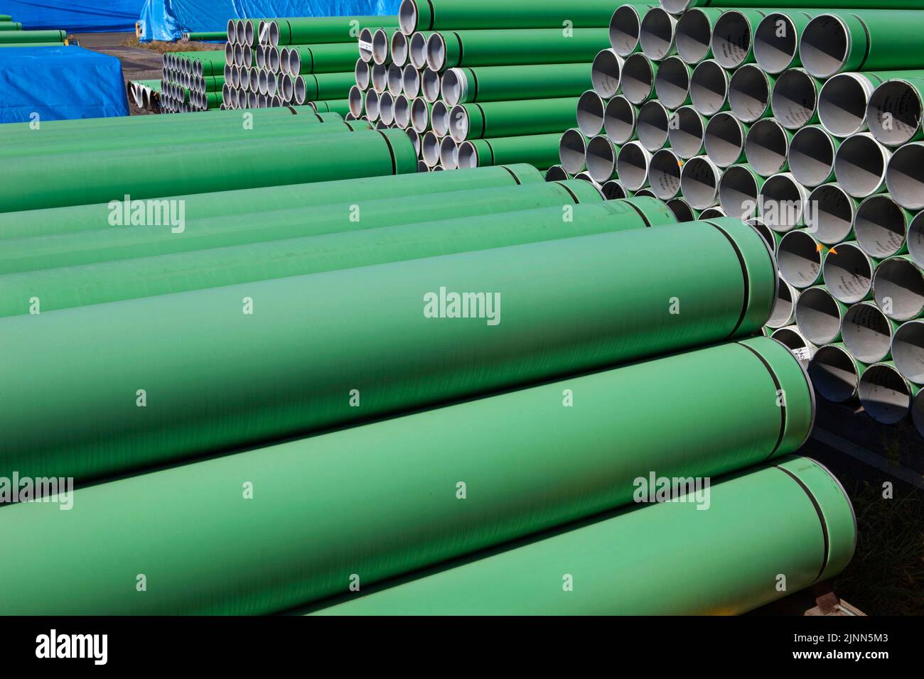 Industrial pipes storage Yokohama Japan H Stock Photo - Alamy