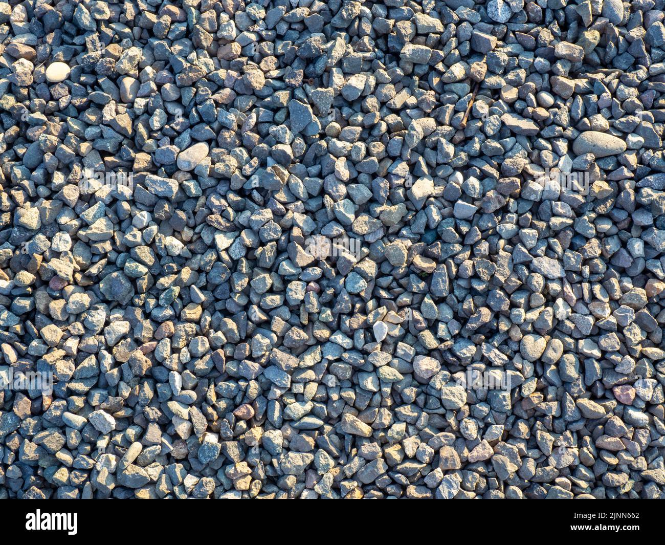 Background from gray small gravel. Construction rubble. Texture of ...