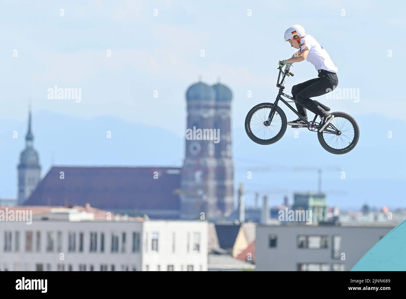 Kim Muller (Germany, Silver Medal). BMX Freestyle women. European ...
