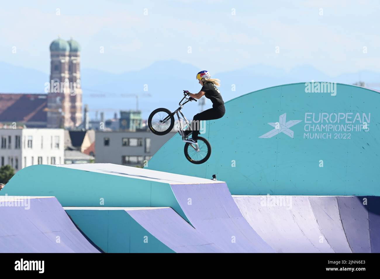 Lara Lessmann (Germany). BMX Freestyle women. European Championships ...