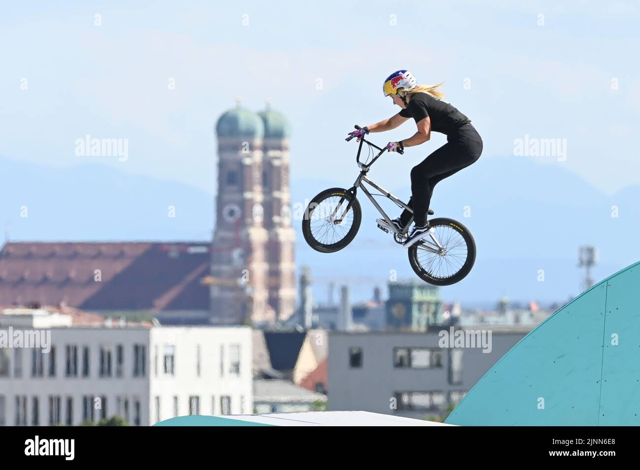 Lara Lessmann (Germany). BMX Freestyle women. European Championships ...