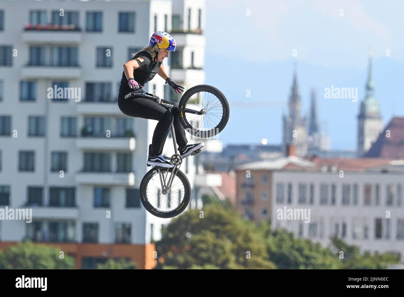 Lara Lessmann (Germany). BMX Freestyle women. European Championships ...