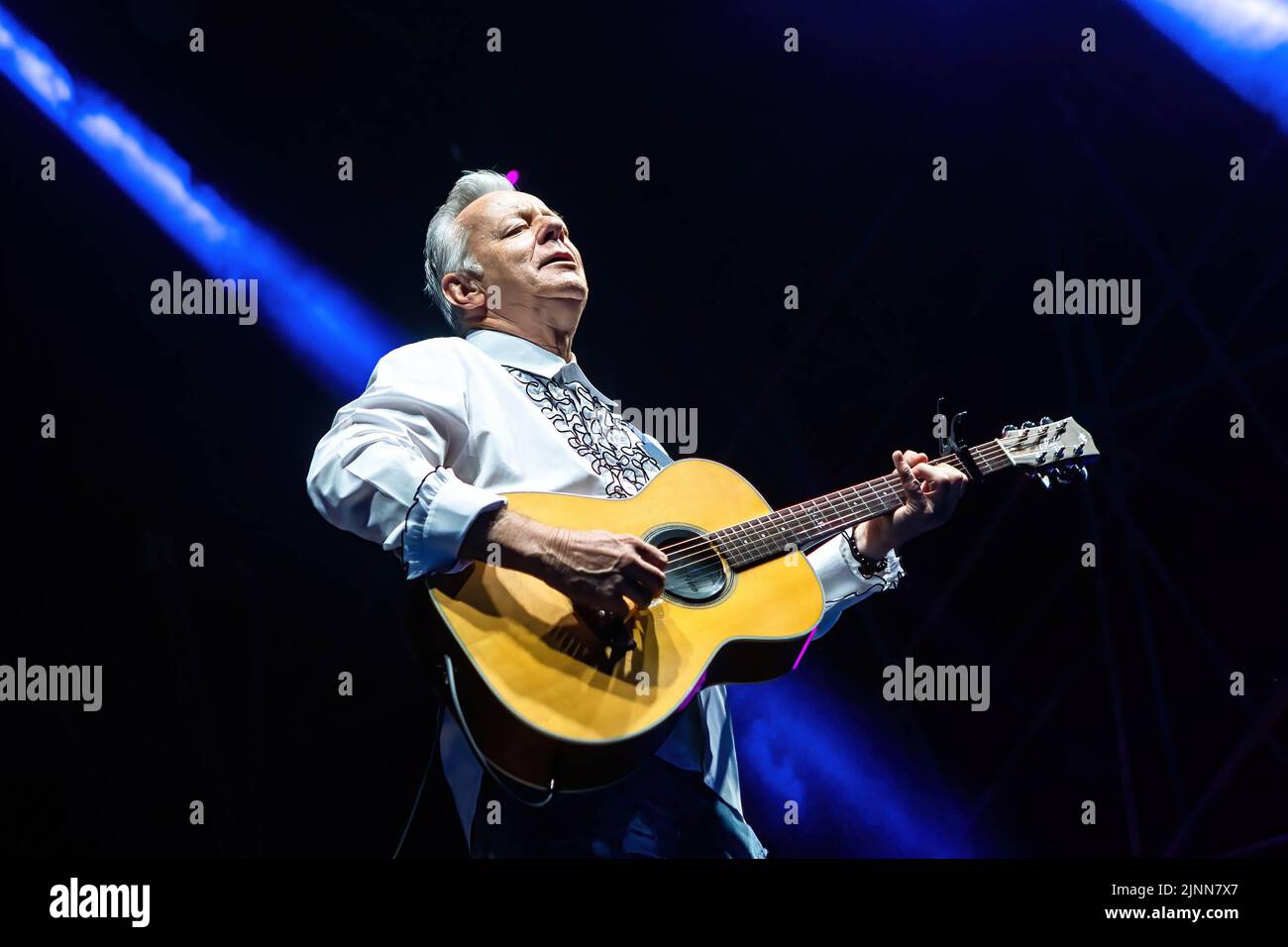 Australian guitarist Tommy Emmanuel performs live during a concert at ...