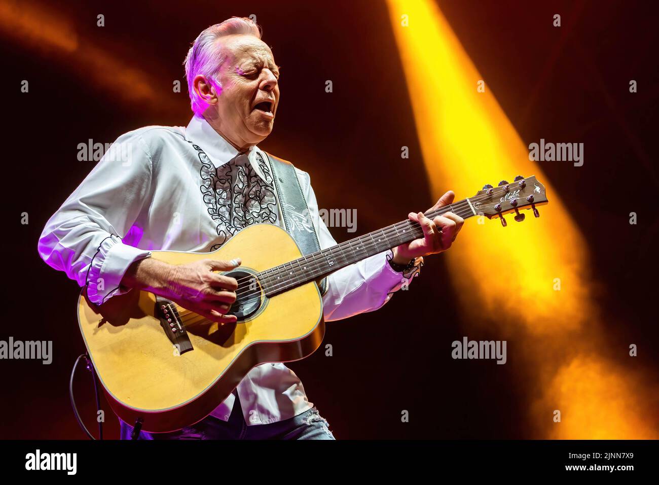 Australian guitarist Tommy Emmanuel performs live during a concert at ...