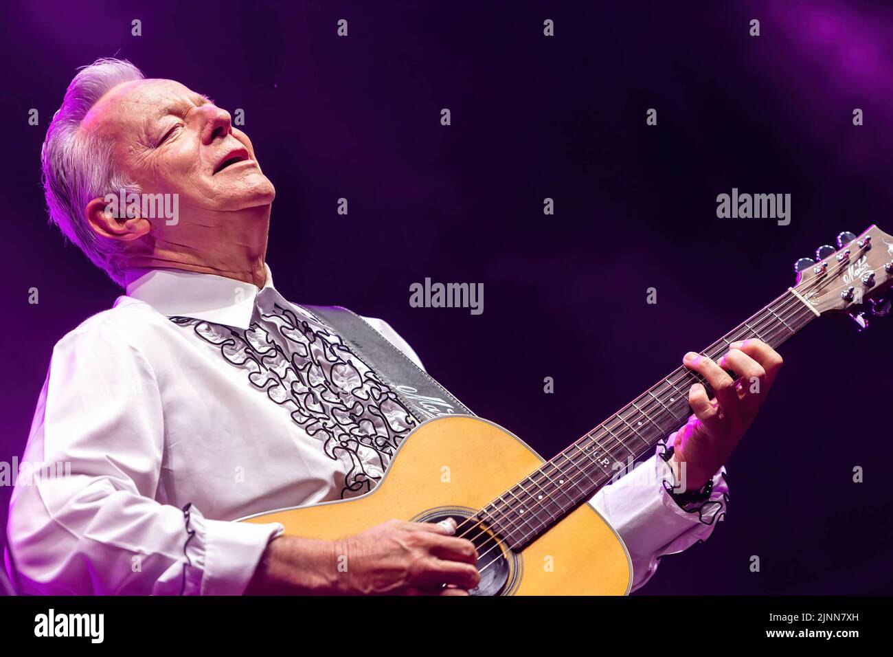 Australian guitarist Tommy Emmanuel performs live during a concert at ...
