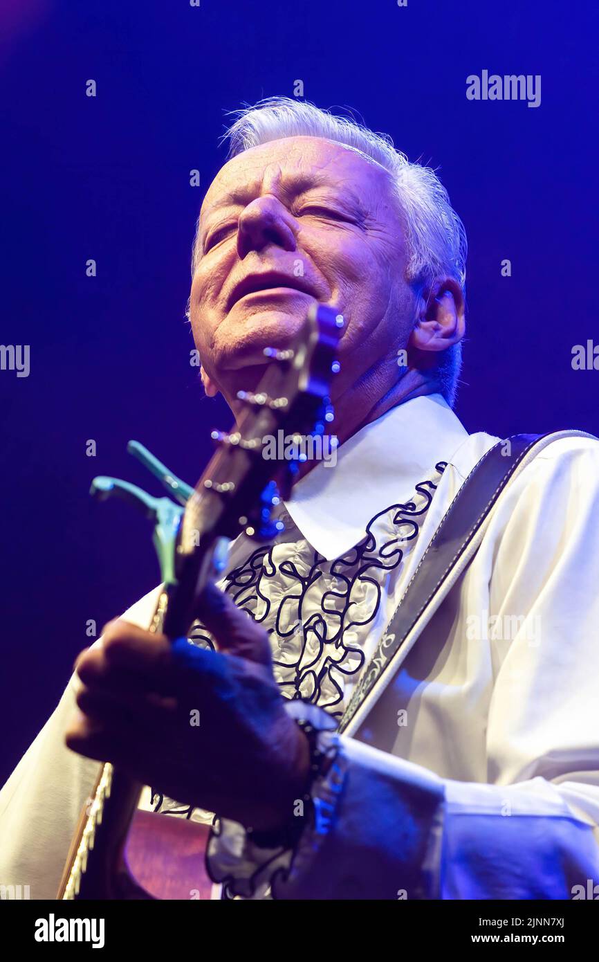Australian guitarist Tommy Emmanuel performs live during a concert at ...