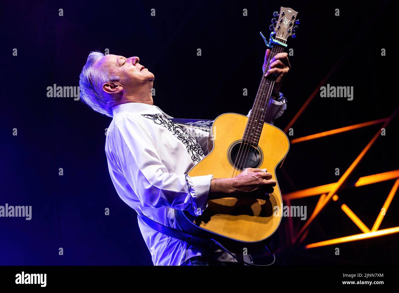 Australian guitarist Tommy Emmanuel performs live during a concert at ...