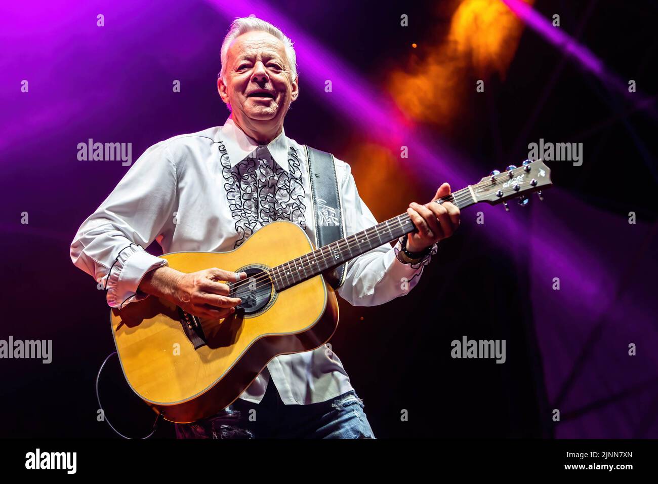 Australian guitarist Tommy Emmanuel performs live during a concert at ...