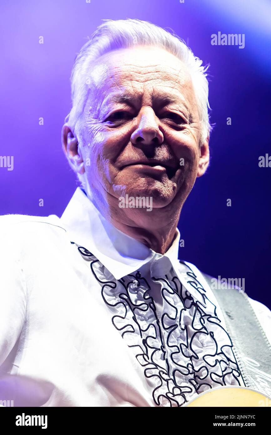 Australian guitarist Tommy Emmanuel performs live during a concert at ...