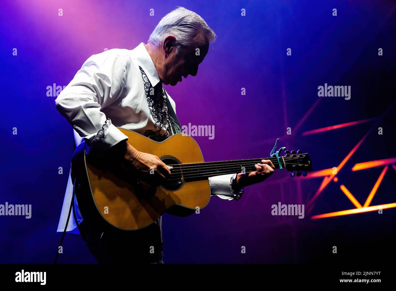 Australian guitarist Tommy Emmanuel performs live during a concert at ...