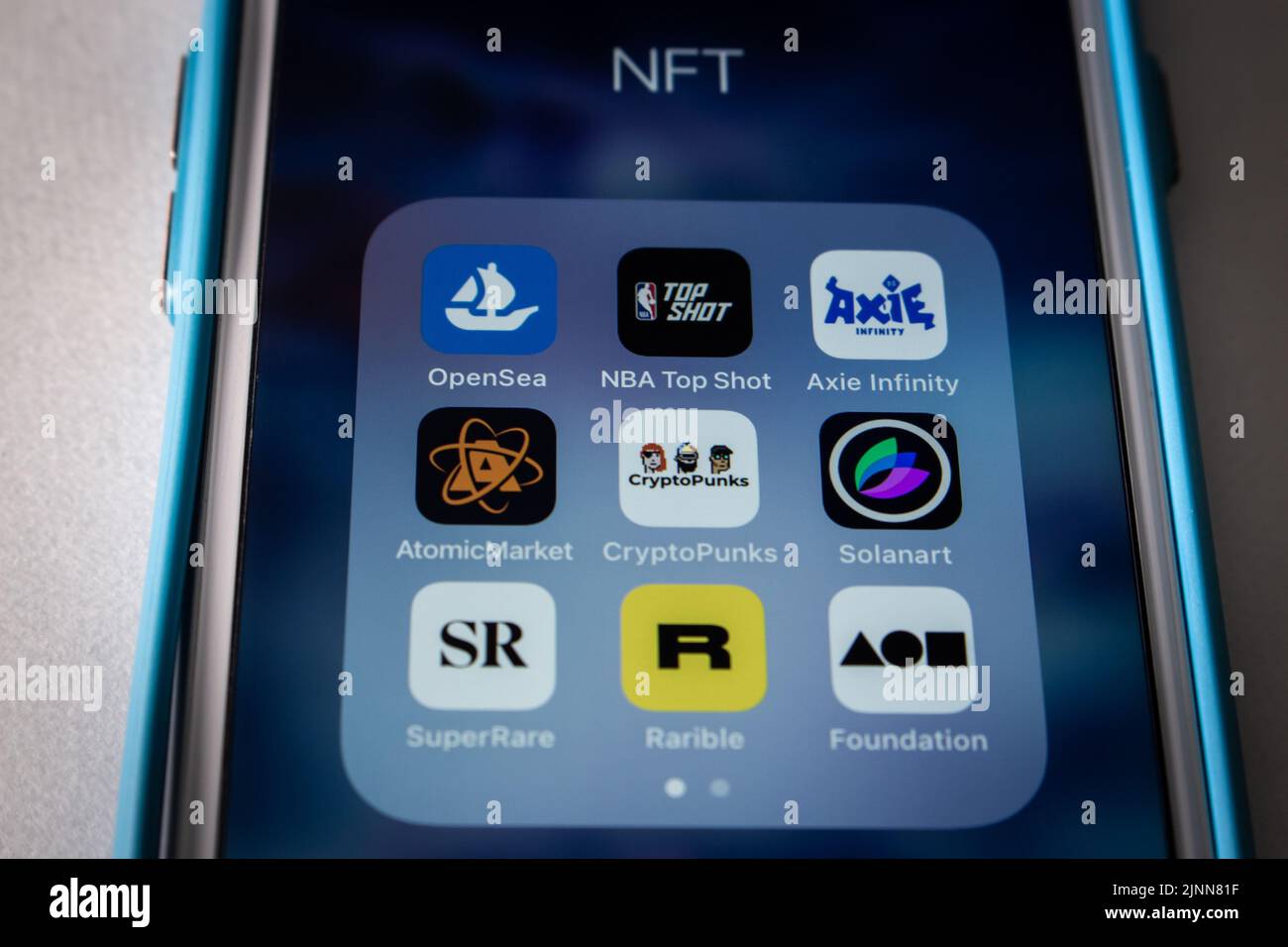 NFT services, OpenSea, NBA Top Shot, Axis Infinity, AtomicMarket ...