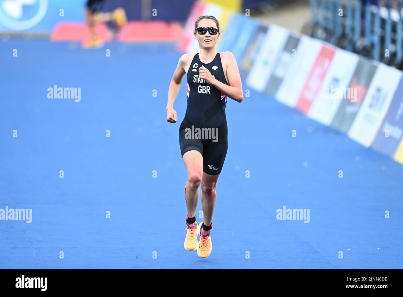 Non Stanford (Great Britain, gold medal). Triathlon women. European ...