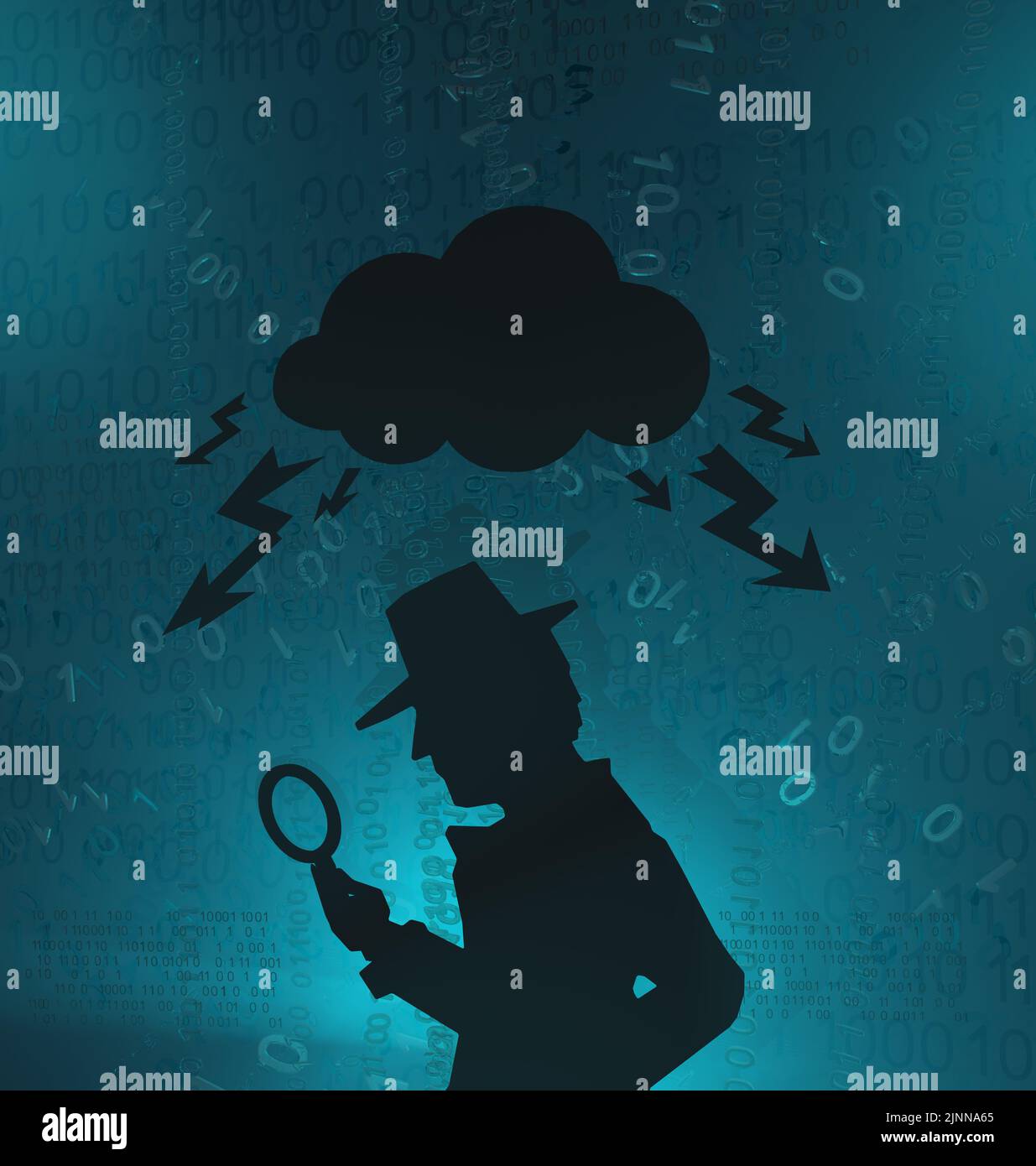 Person shadow looming hi-res stock photography and images - Alamy