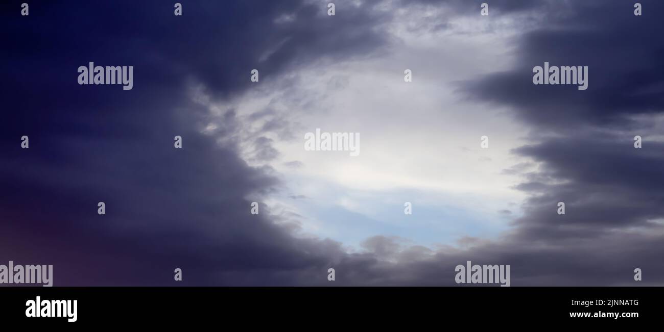 View of Dramatic Cloudscape during a colorful sunset or sunrise Stock ...