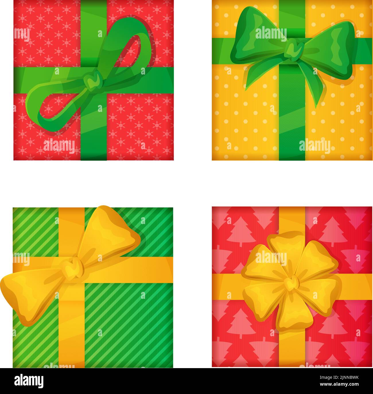 Set christmas symbols in Cut Out Stock Images & Pictures - Alamy