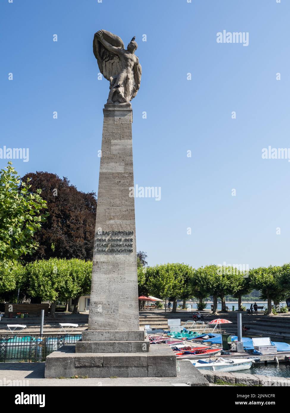 Monument column for the German General Count Ferdinand Graf von ...
