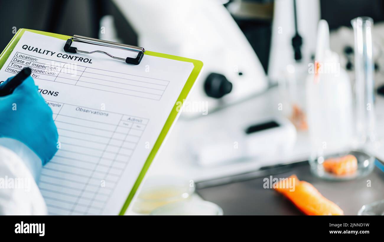 Food safety laboratory Stock Photo - Alamy