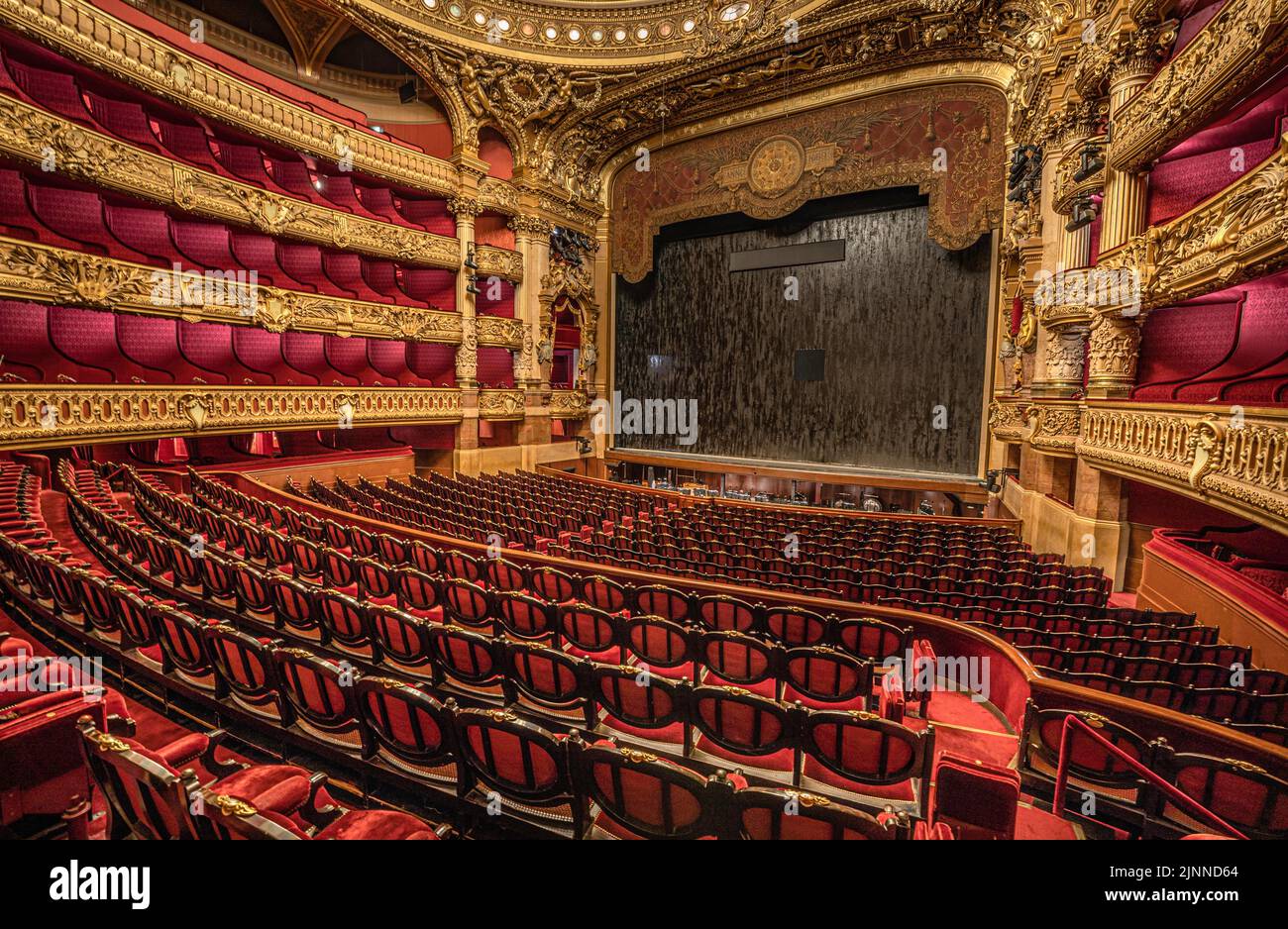 Theatre Hall of the Opera Garnier in Paris, France Stock Photo - Alamy