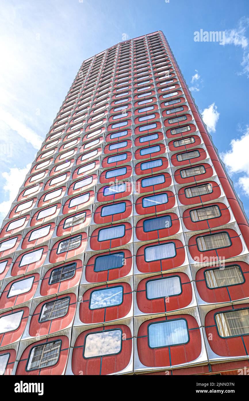High-rise building of the Novotel building in Paris, France Stock Photo ...