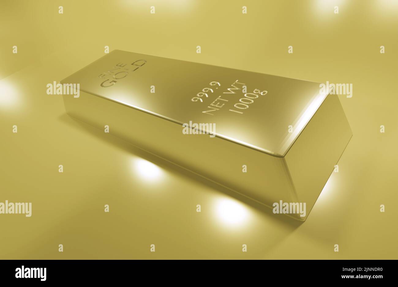 Gold bars 1000 grams in gold background, success in business and ...