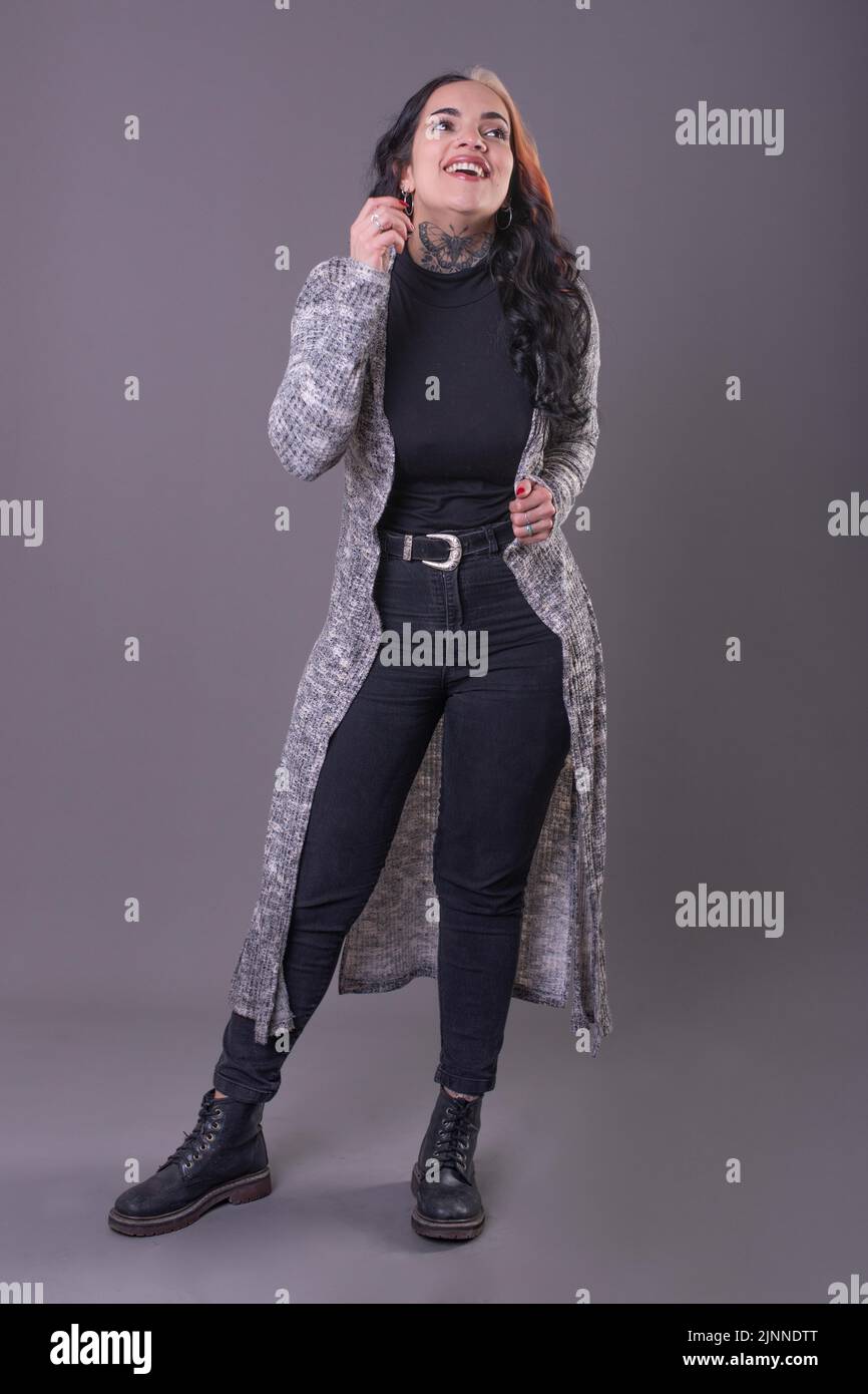 Woman full body portrait hi-res stock photography and images - Alamy