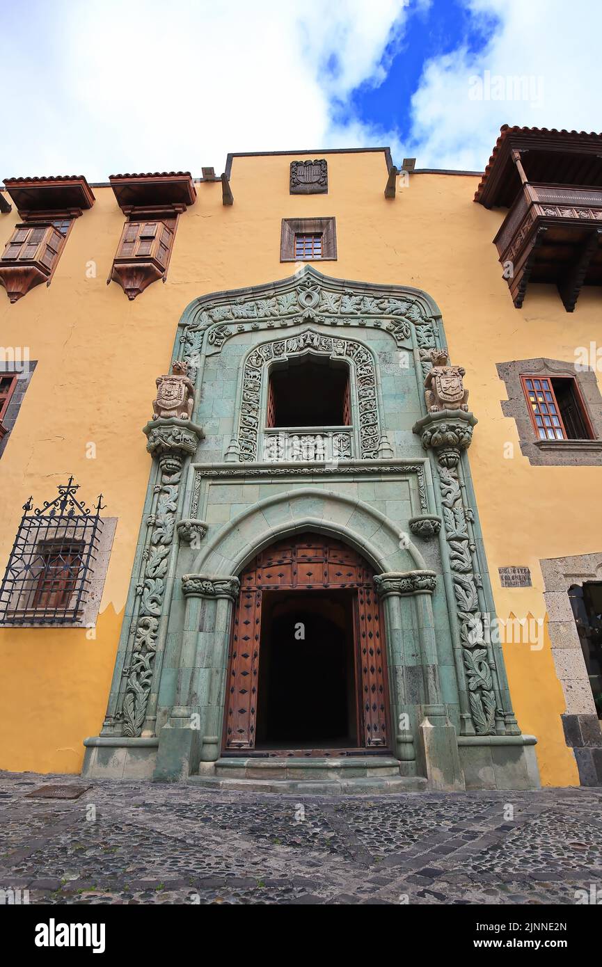 Columbus House, Casa de Colon in Las Palmas de Gran Canaria. Las Palmas ...