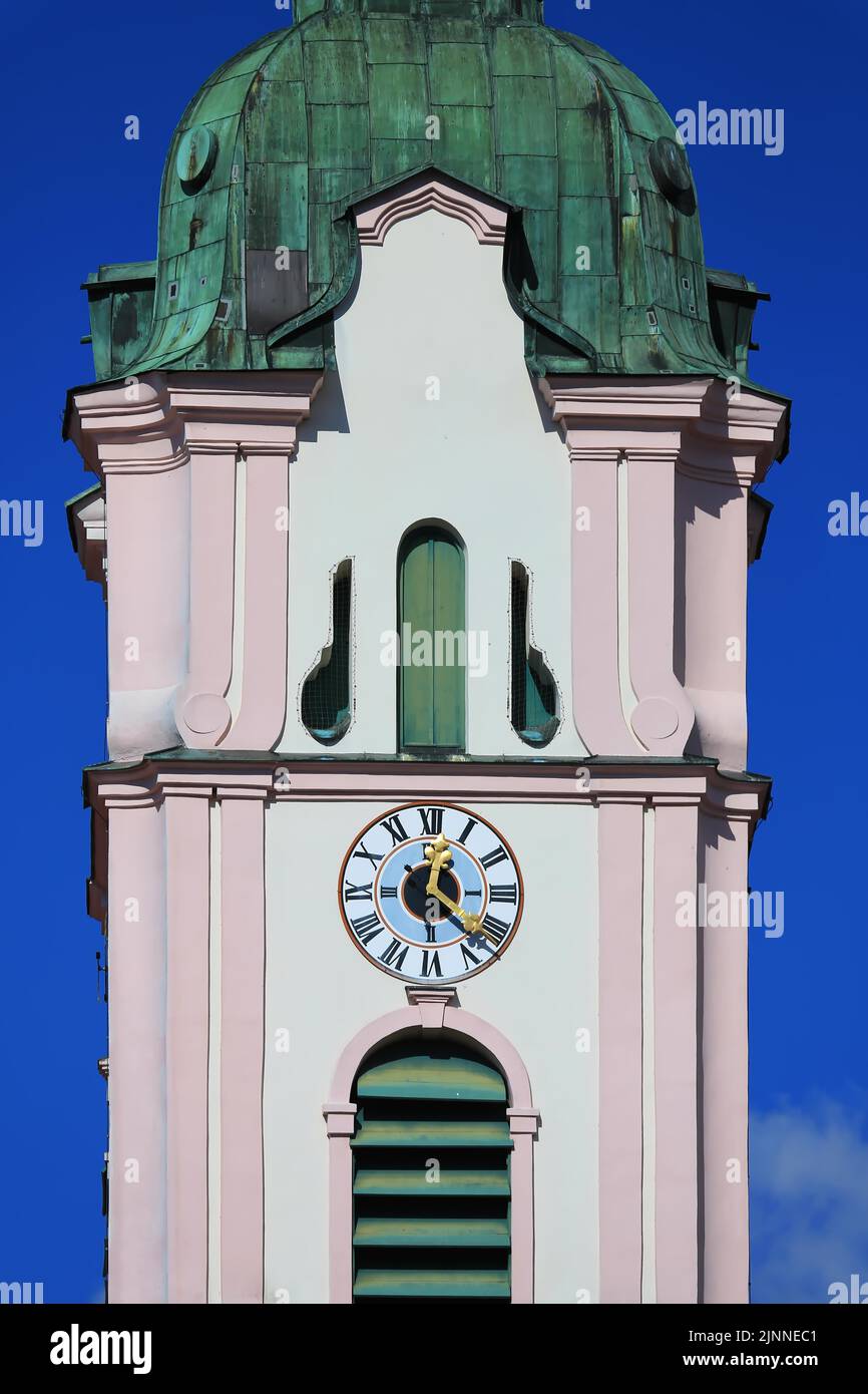 Former Franciscan convent in the centre of Guenzburg. Guenzburg, Swabia ...