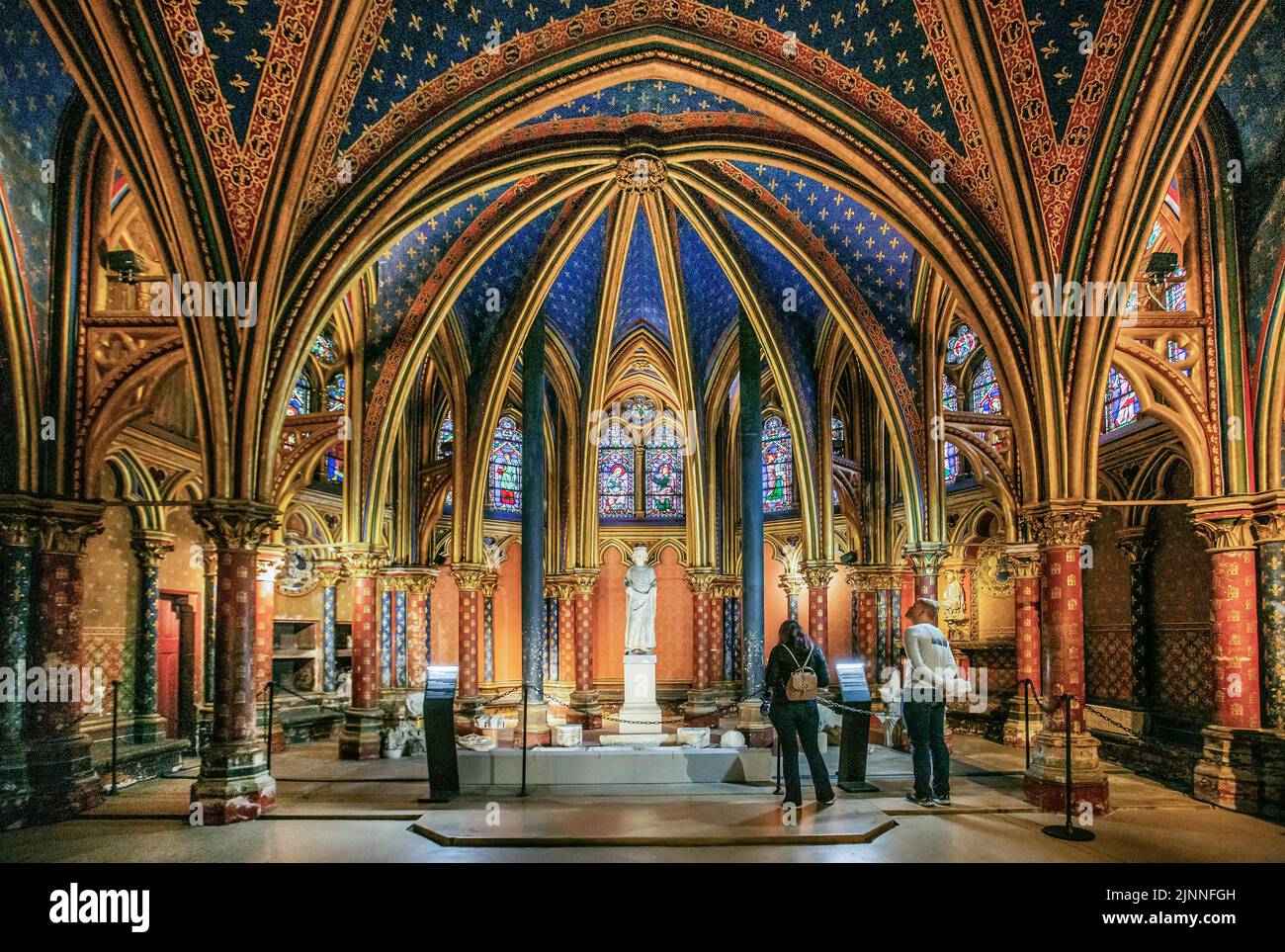 Palace Chapel, Lower Chapel of the Sainte-Chapelle on the Ile de la ...