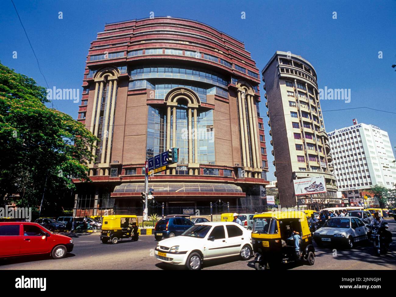 Bangalore Streets Bangalore India Downtown Hi Res Stock Photography