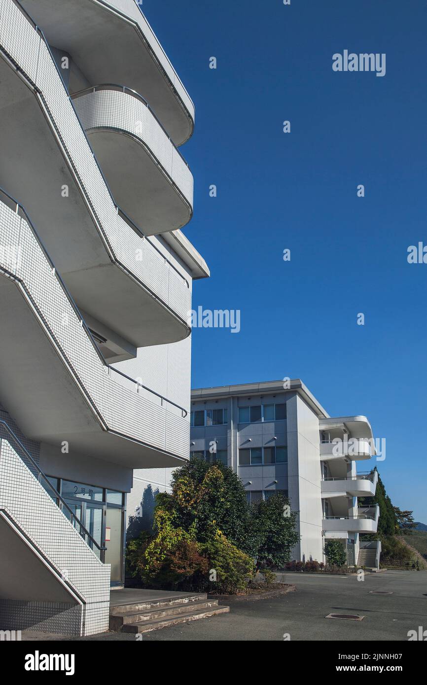Laboratory buildings at Tokai University, Kumamoto, Kyushu, Japan Stock ...