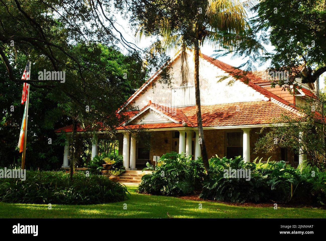 The Merrick House, in Coral Gables Florida, near Miami, is set on a ...