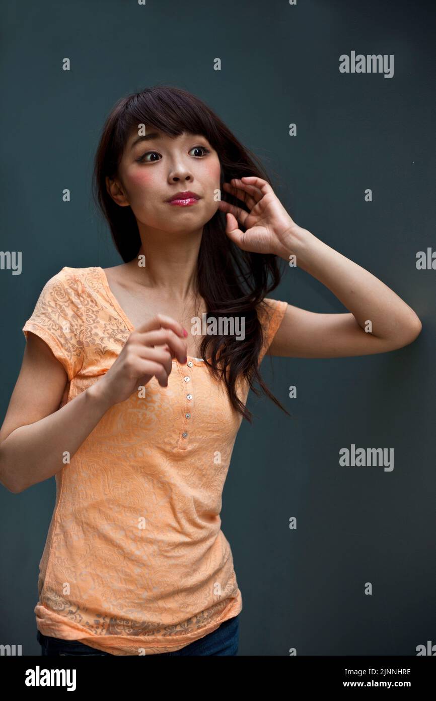Japanese model poses hi-res stock photography and images - Alamy