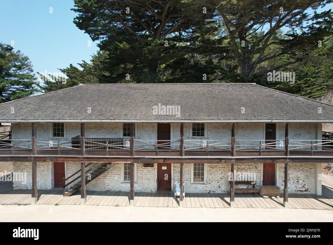 8-10-2021: Pacifica, California: Historic Adobe Sanchez house in ...