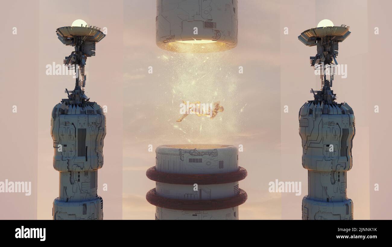 Robot humanoid building hi-res stock photography and images - Alamy