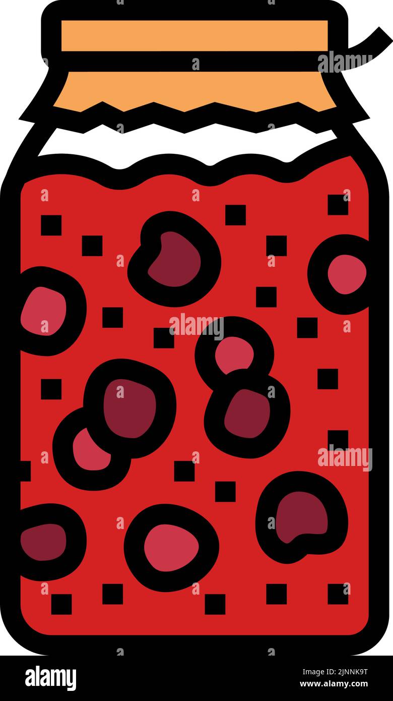 Dried fruit jam Stock Vector Images - Alamy