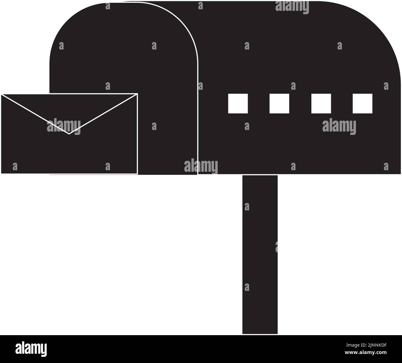 post box icon logo vector design Stock Vector Image & Art - Alamy