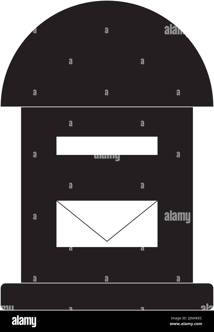 post box icon logo vector design Stock Vector Image & Art - Alamy