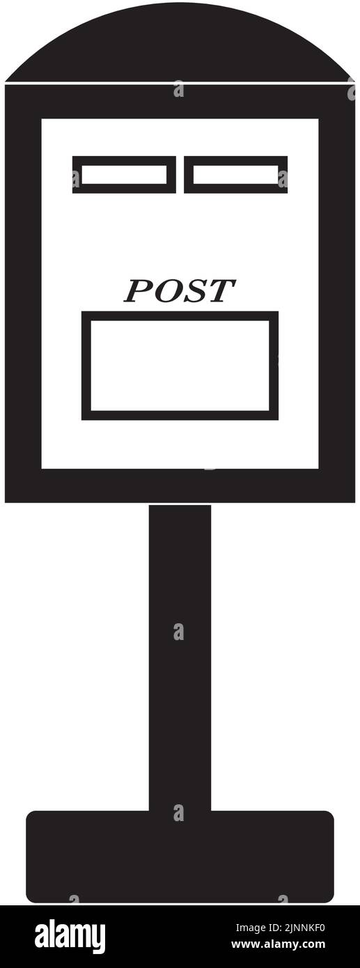 post box icon logo vector design Stock Vector Image & Art - Alamy