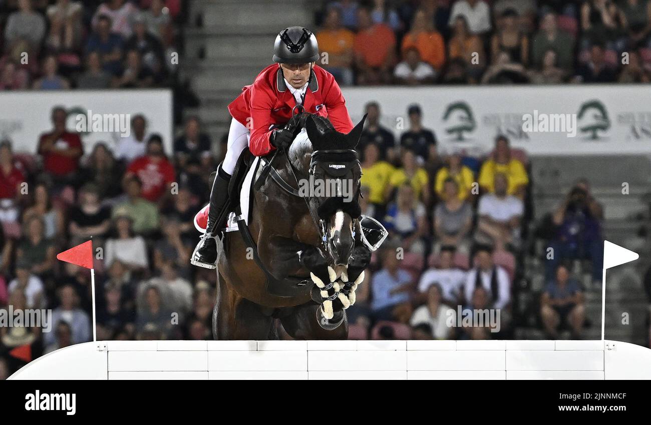 Herning, Denmark. 12th Aug, 2022. World Equestrian Games. Pius Schwizer ...