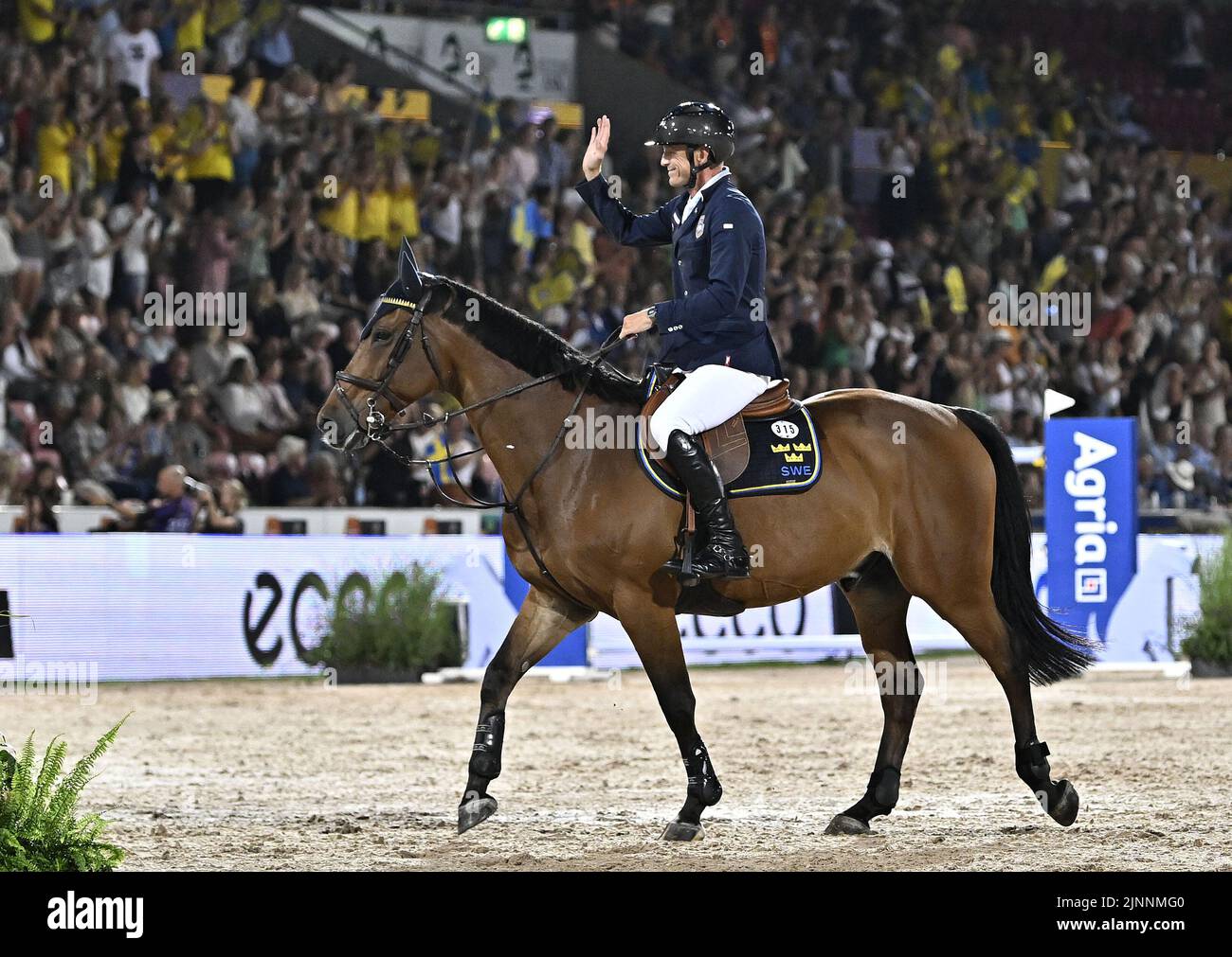 Herning, Denmark. 12th Aug, 2022. World Equestrian Games. Peder ...