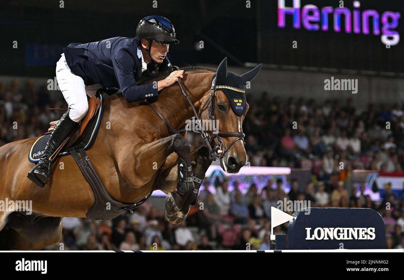 Herning, Denmark. 12th Aug, 2022. World Equestrian Games. Peder ...
