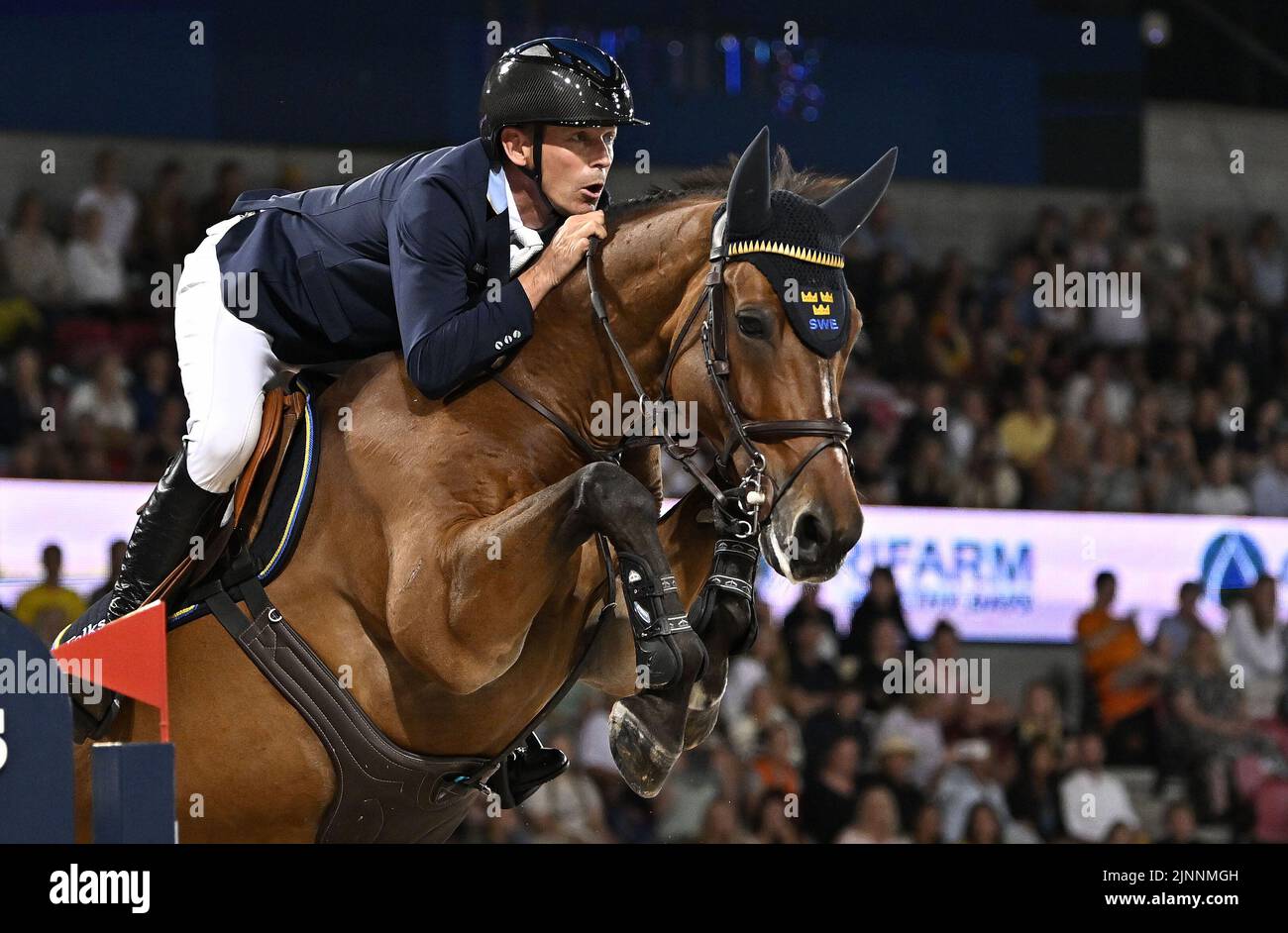 Herning, Denmark. 12th Aug, 2022. World Equestrian Games. Peder ...