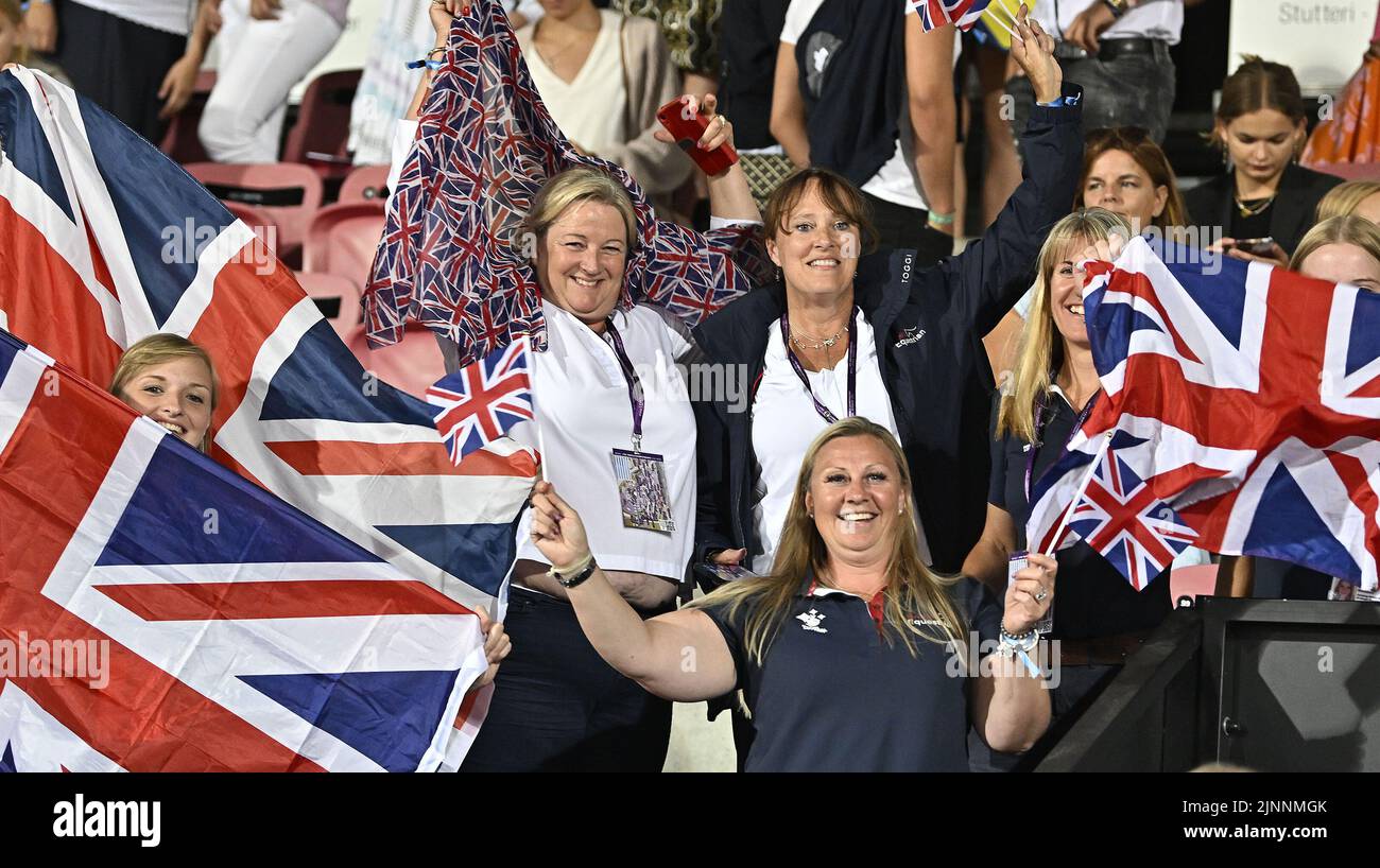 Herning, Denmark. 12th Aug, 2022. World Equestrian Games. Some British ...