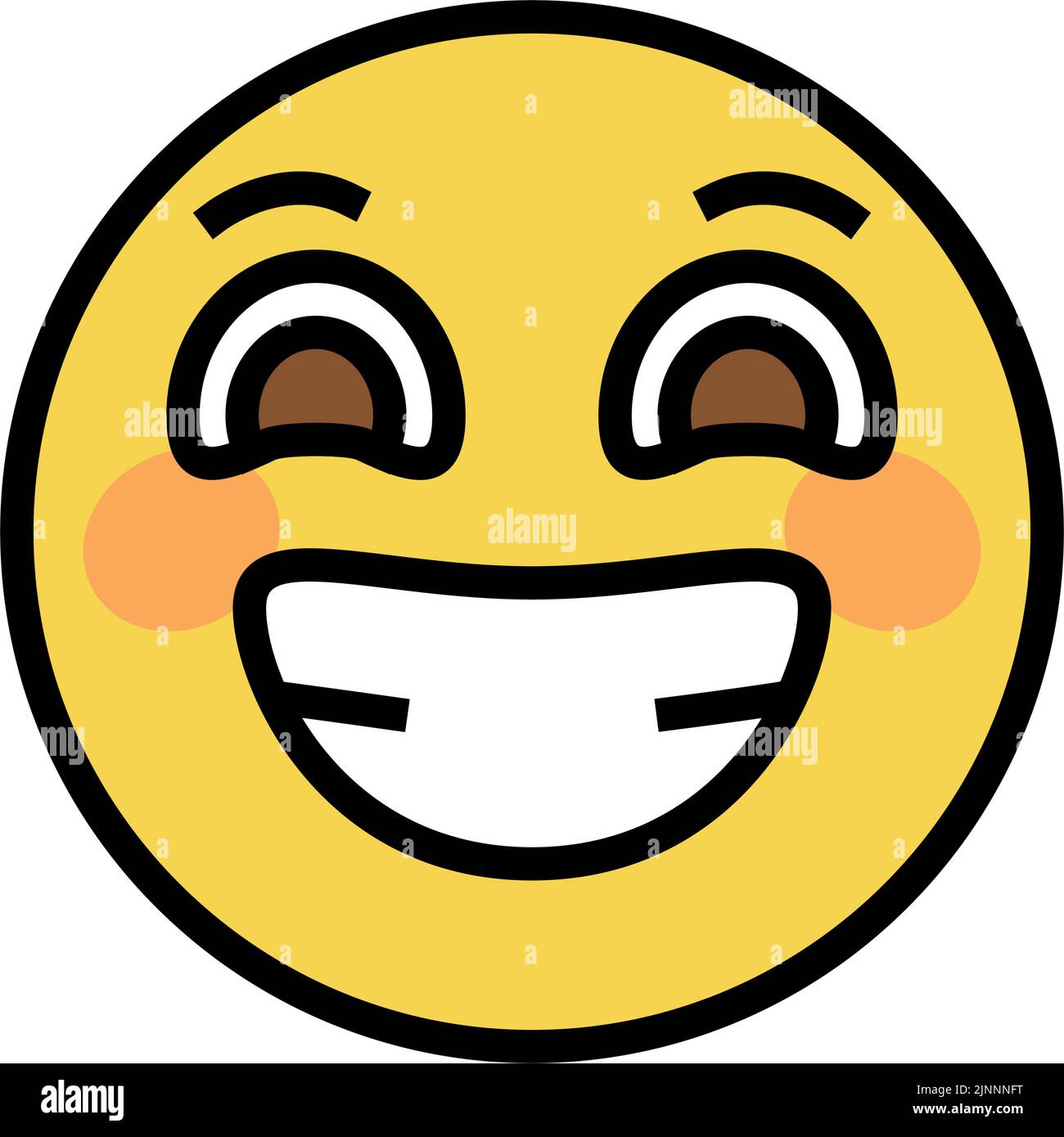 smile emoji color icon vector illustration Stock Vector Image & Art - Alamy