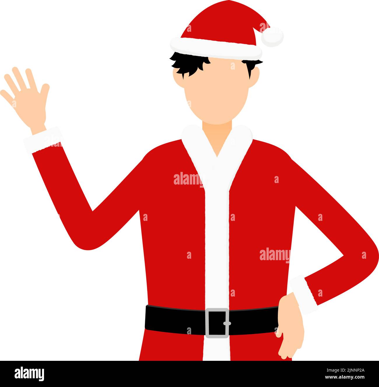 Man party hat waving Stock Vector Images - Alamy