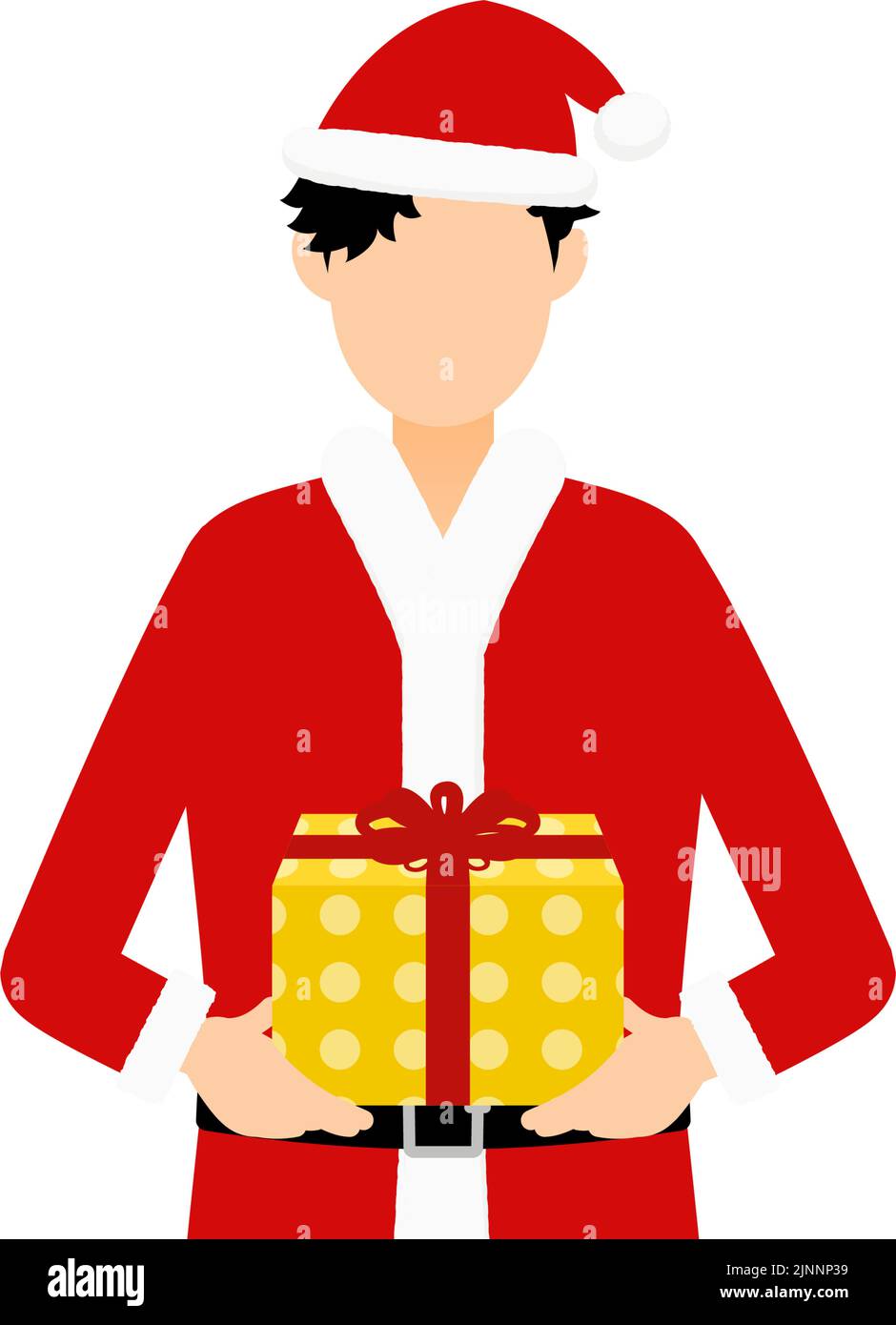 Handing out presents Stock Vector Images - Alamy