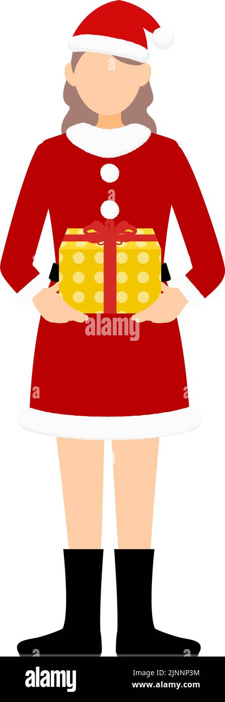 Woman out box gift Stock Vector Images - Alamy